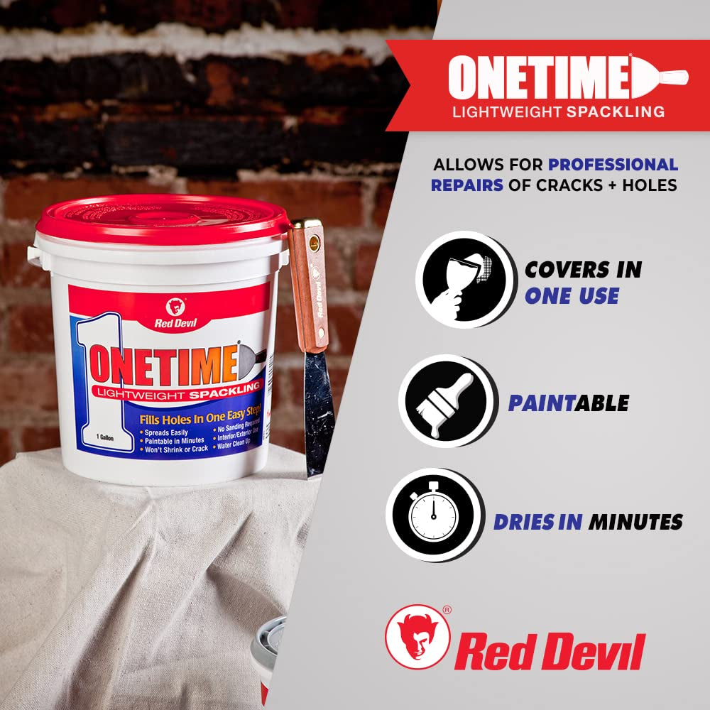 Red Devil 0541 ONETIME Lightweight Spackling - 1 Gallon