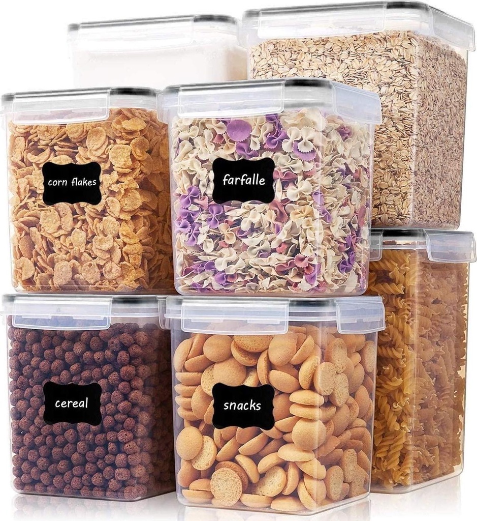 Large Food Storage Containers Set - Airtight & BPA Free